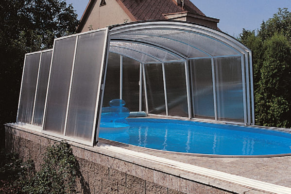 Poolüberdachung in Oberösterreich | KERTEX Pooldachsysteme